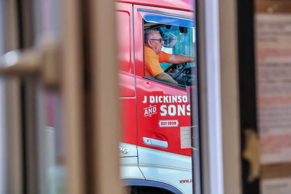 Walking Floor Trailer Tractor Unit Hire - J Dickinson & Sons